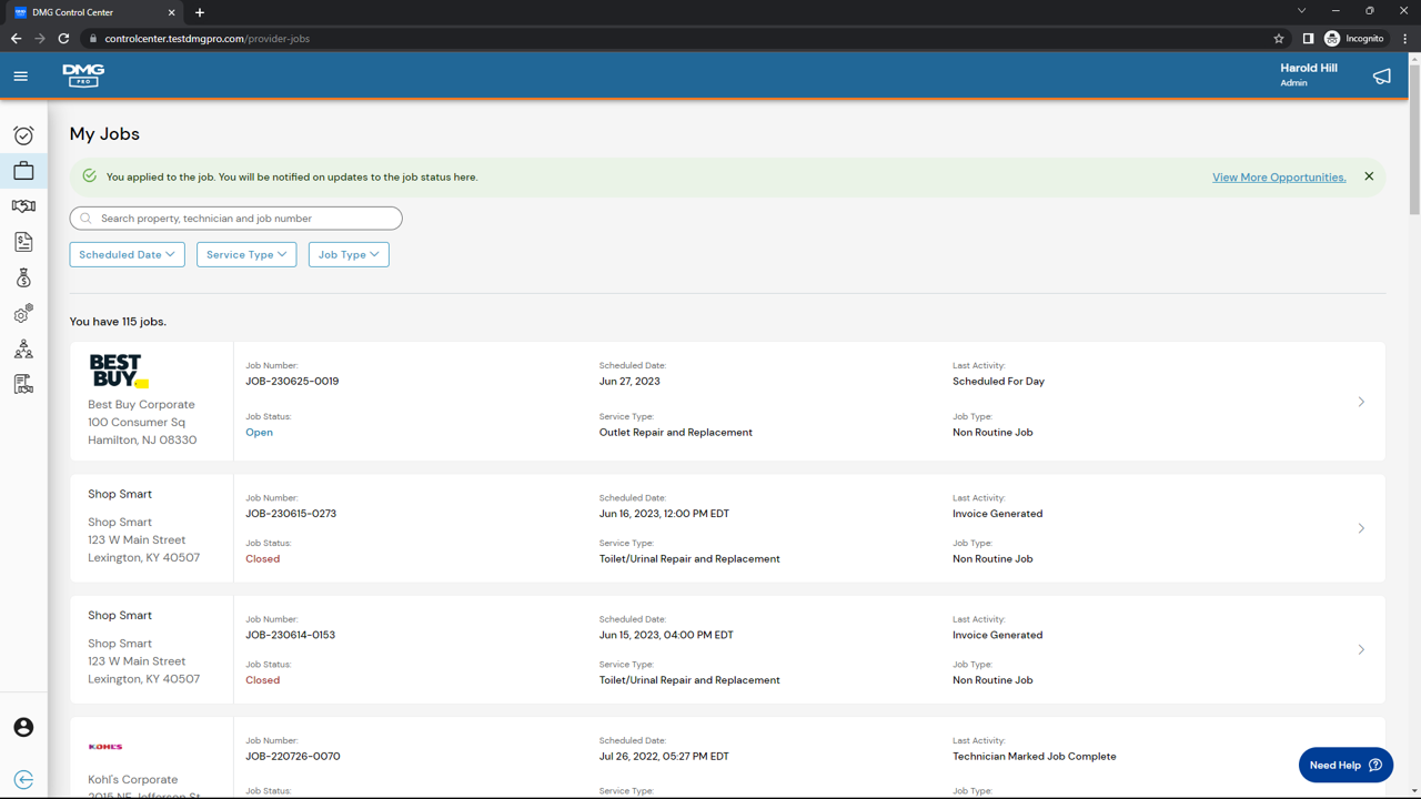 🎥 Applying for Jobs in DMG Pro – DMG External