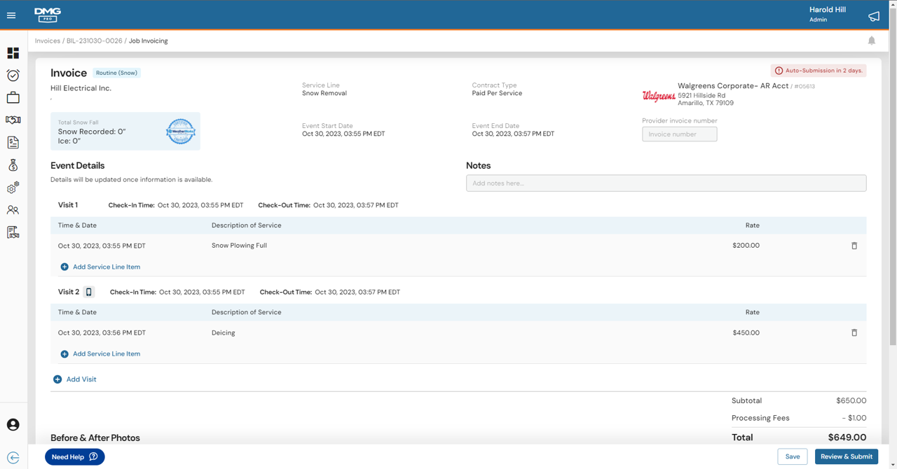 How to Review and Submit Your Snow Invoices – DMG External